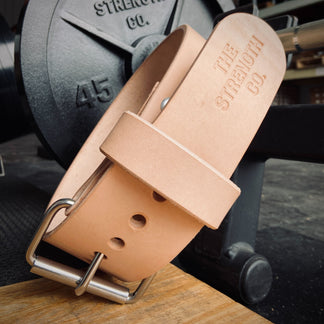 Single Ply Leather Weightlifting Belt – The Strength Co.