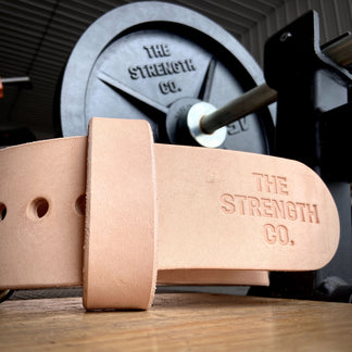 Single Ply Leather Weightlifting Belt – The Strength Co.
