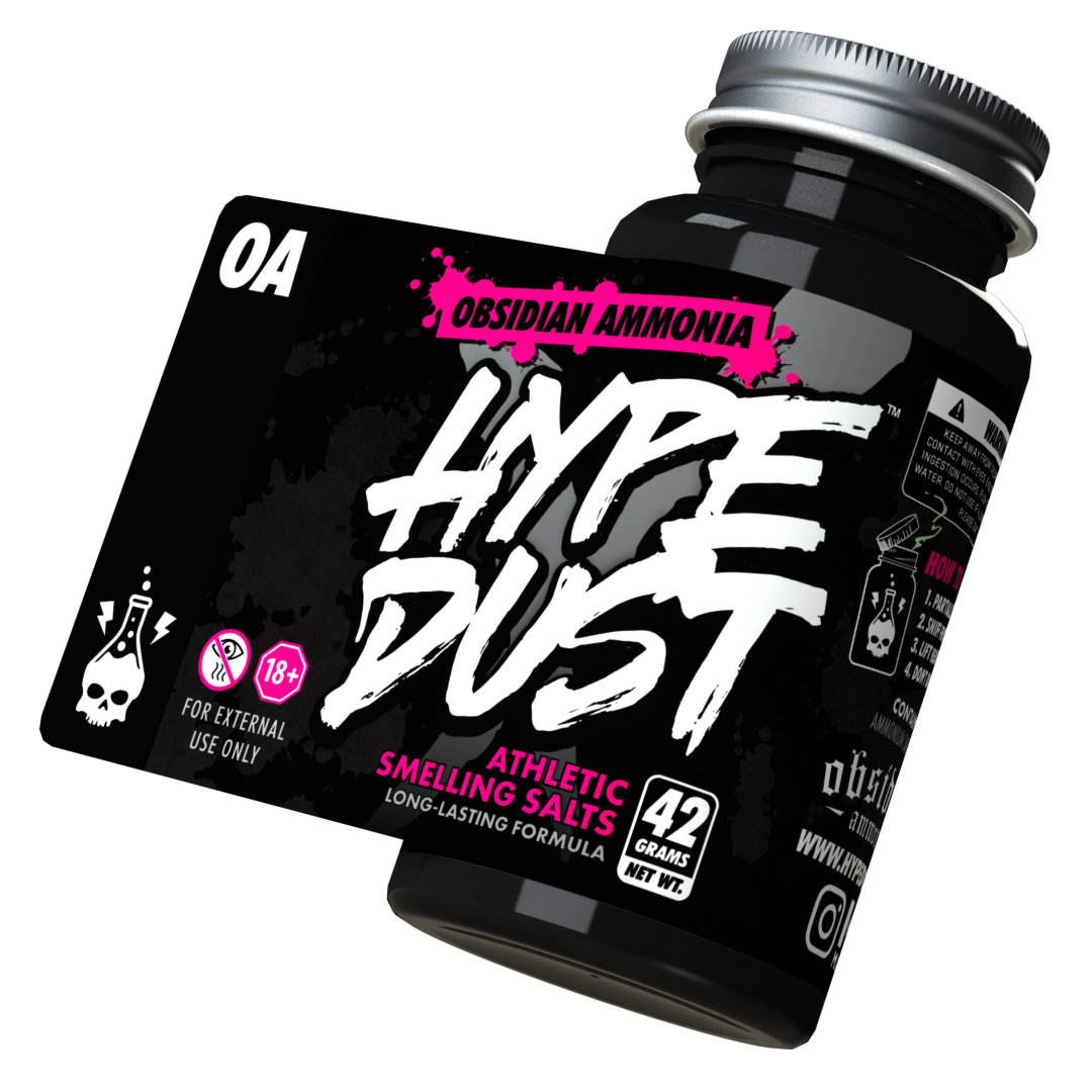Obsidian HYPE DUST™ Smelling Salt – The Strength Co.