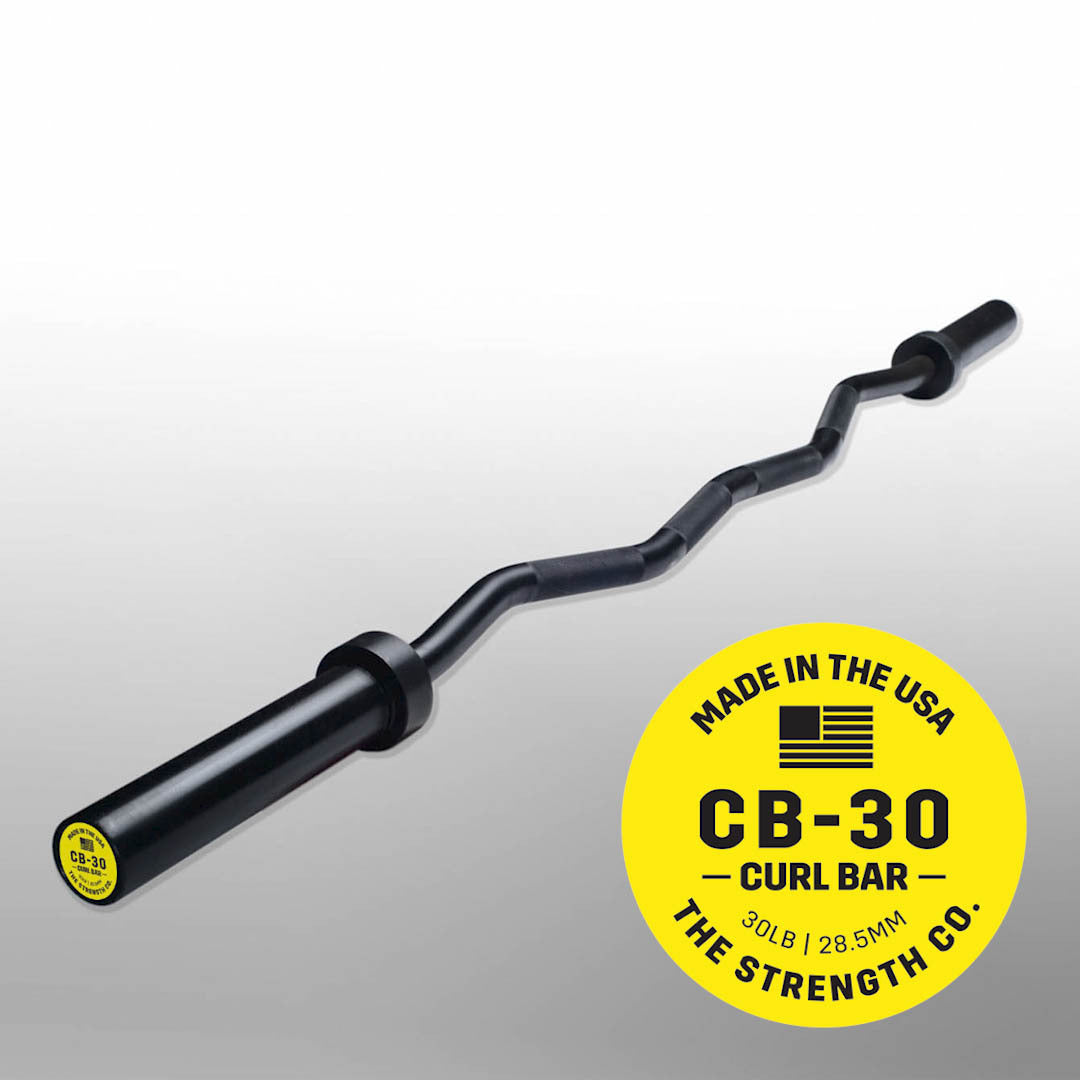 Heavy Duty Curl Bar - 30lbs – The Strength Co.